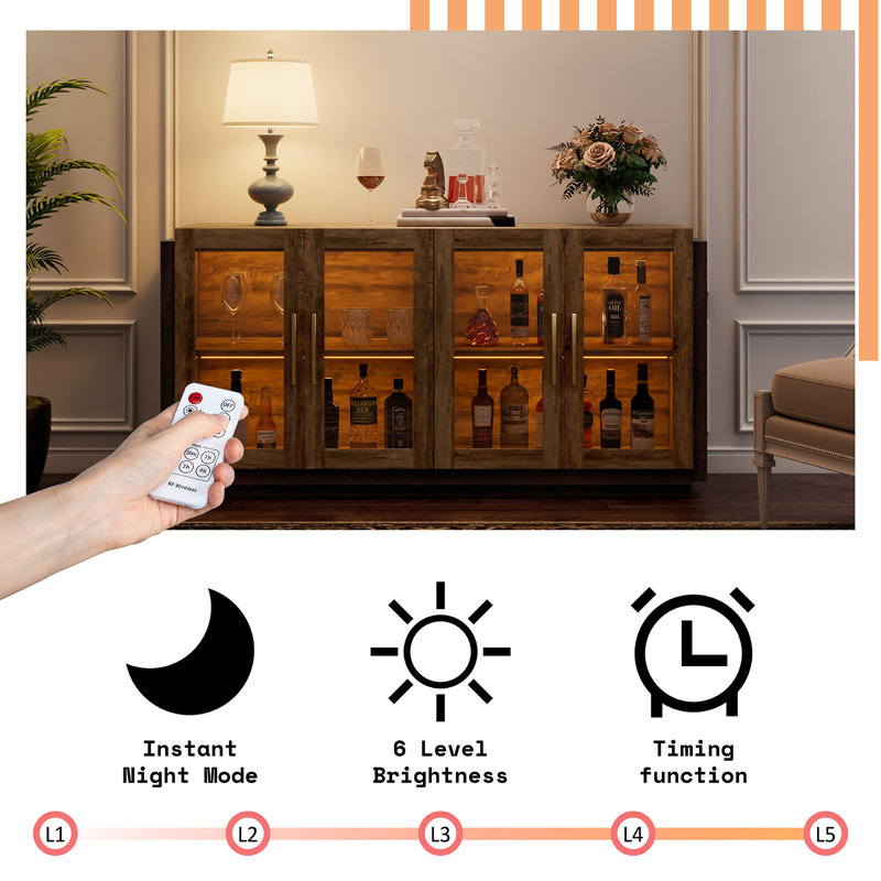 Trent Austin Design® Ainez Unfinished Accent Cabinet & Reviews | Wayfair